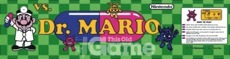 Dr Mario VS Original Translight Marquee | Rich graphix/ThisOldGame.com