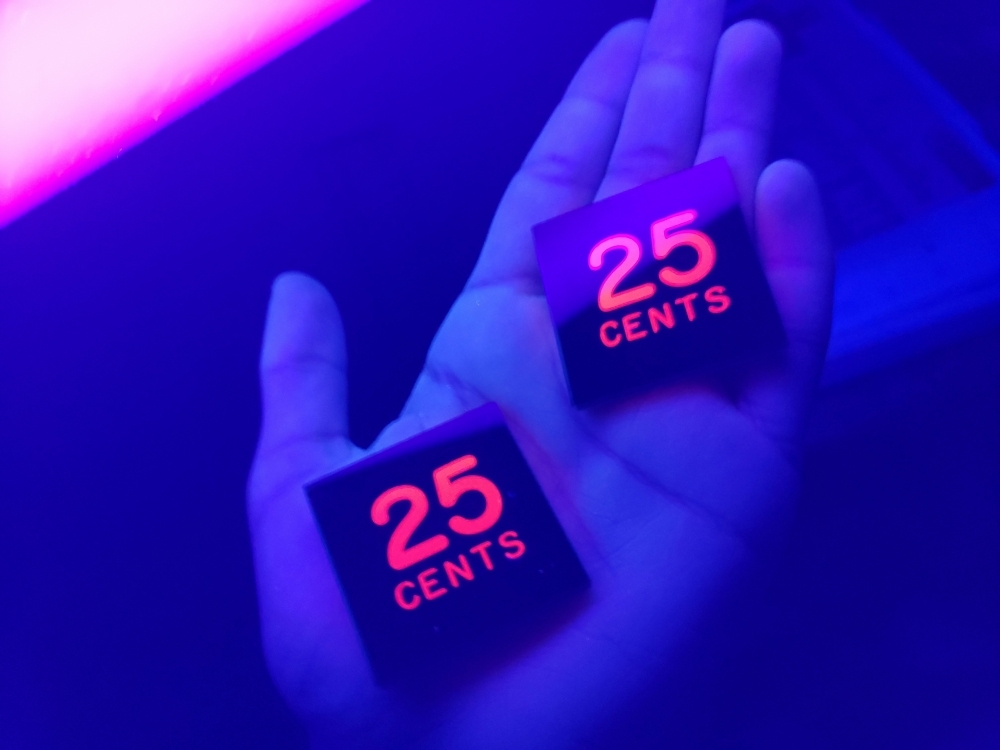 Coin Door Inserts Early Midway Version | Rich graphix/ThisOldGame.com