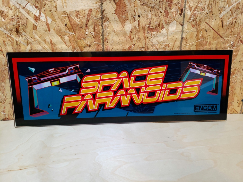 Space Paranoids Marquee | Rich graphix/ThisOldGame.com