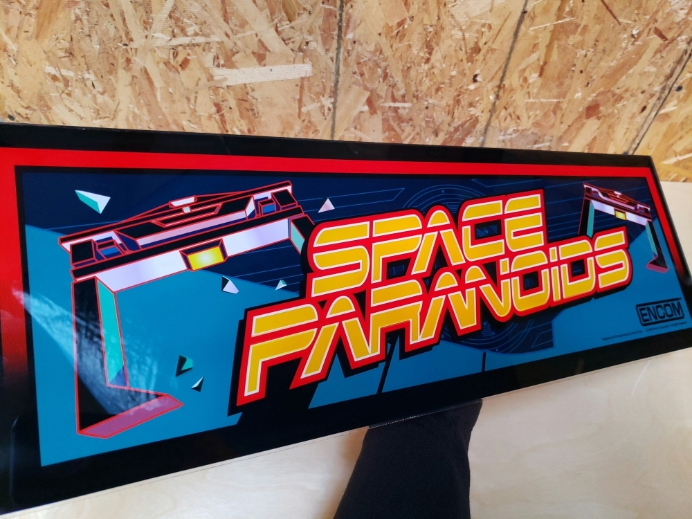Space Paranoids Marquee | Rich graphix/ThisOldGame.com