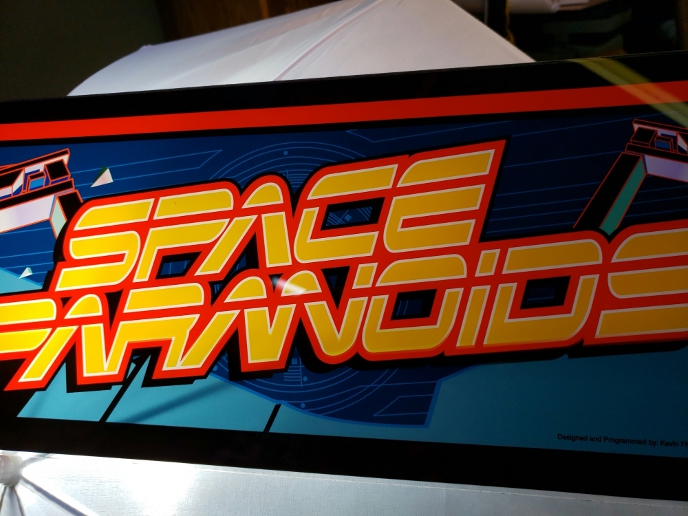 Space Paranoids Marquee | Rich graphix/ThisOldGame.com