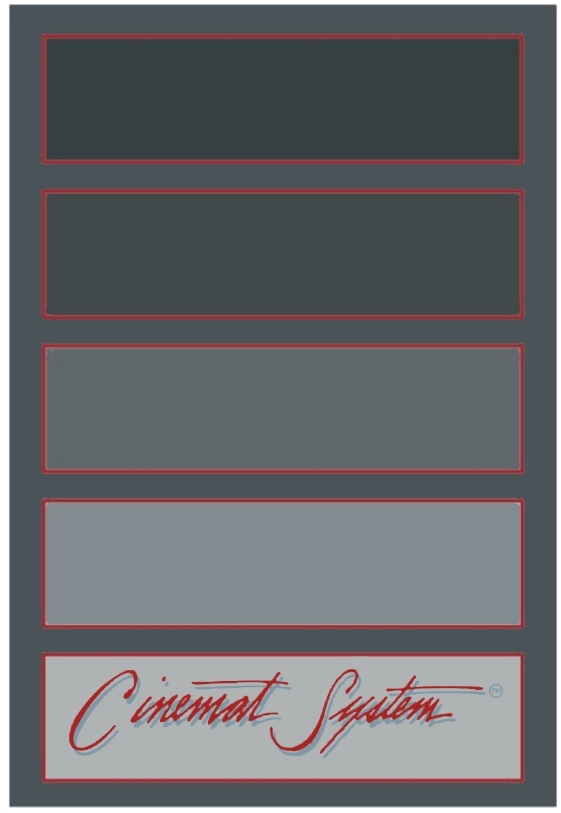 Cinematronics Cinemat System Side Art Set | Rich graphix/ThisOldGame.com