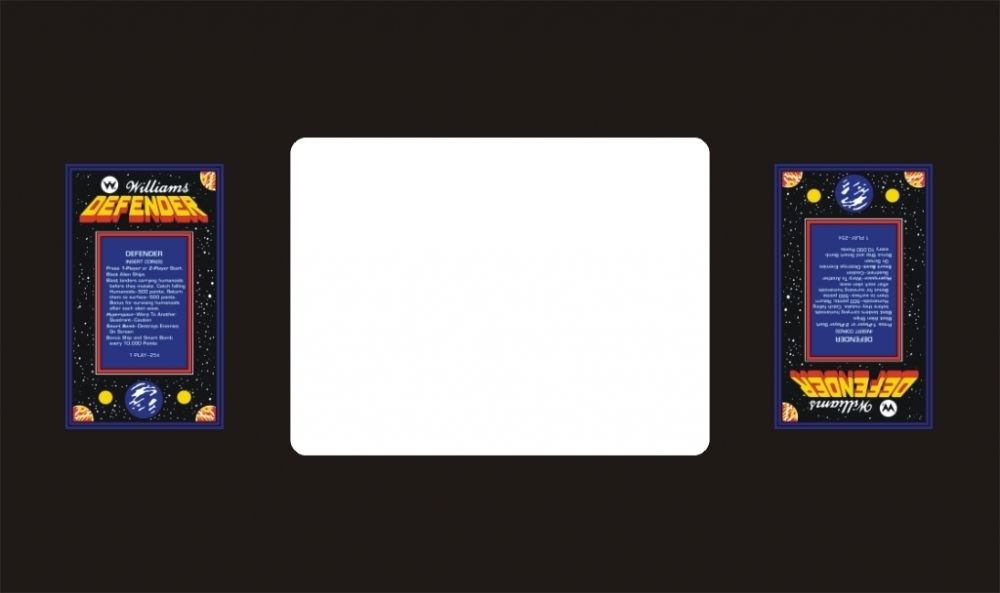 Defender Cocktail Underlay | Rich graphix/ThisOldGame.com