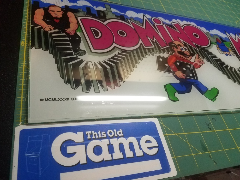 Domino Man Marquee | Rich graphix/ThisOldGame.com