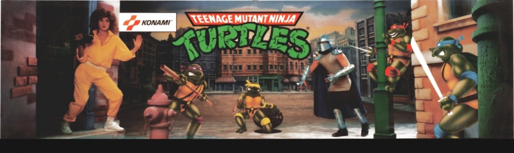 Teenage Muntant Ninja Turtles Marquee | Rich graphix/ThisOldGame.com